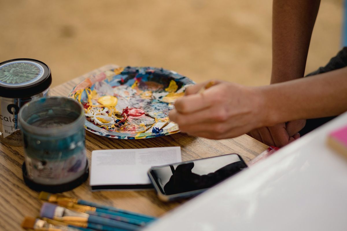 Peinture et bidouiller | Campus art Méditerranée