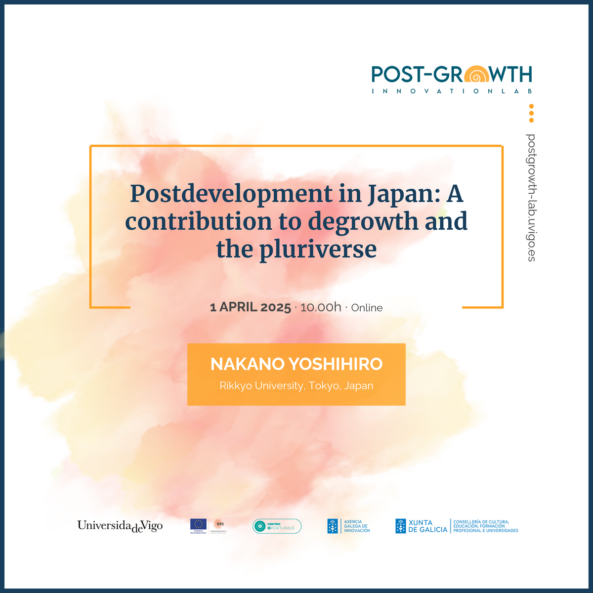 SEMINAR - NAKANO YOSHIHIRO (Rikkyo University, Tokyo, Japan) | Postgrowth Lab