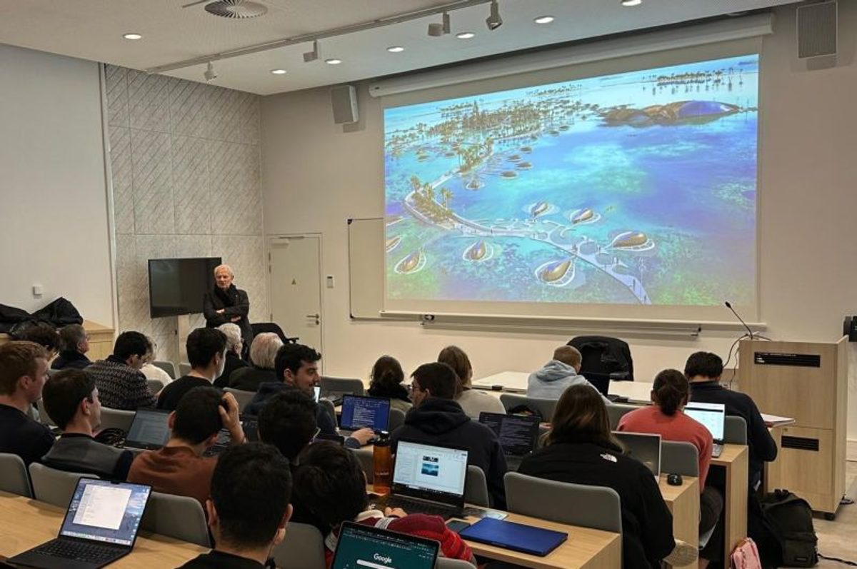 The Foundation was at The Ecole Polytechnique | Fondation Jacques Rougerie