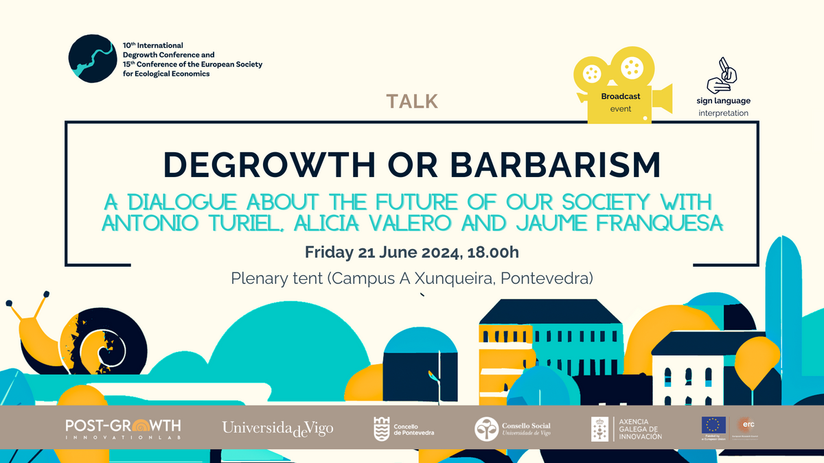 Upcoming broadcast | International Degrowth Conference 2024
